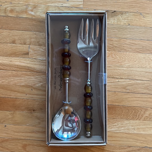 Simplydesignz | Dining | Simplydesignz Salad Serving Set Nib Servers ...